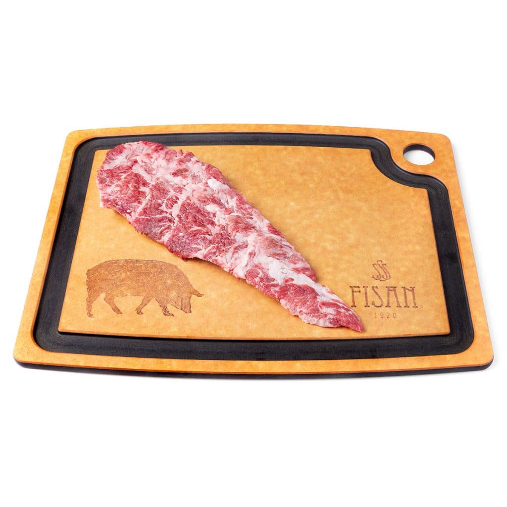 High-quality Iberico Bellota 'Pluma' Pork Loin Cut | FISAN